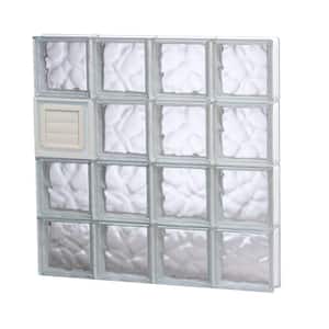 Clearly Secure 31 in. x 31 in. x 3.125 in. Frameless Clear Glass Block ...