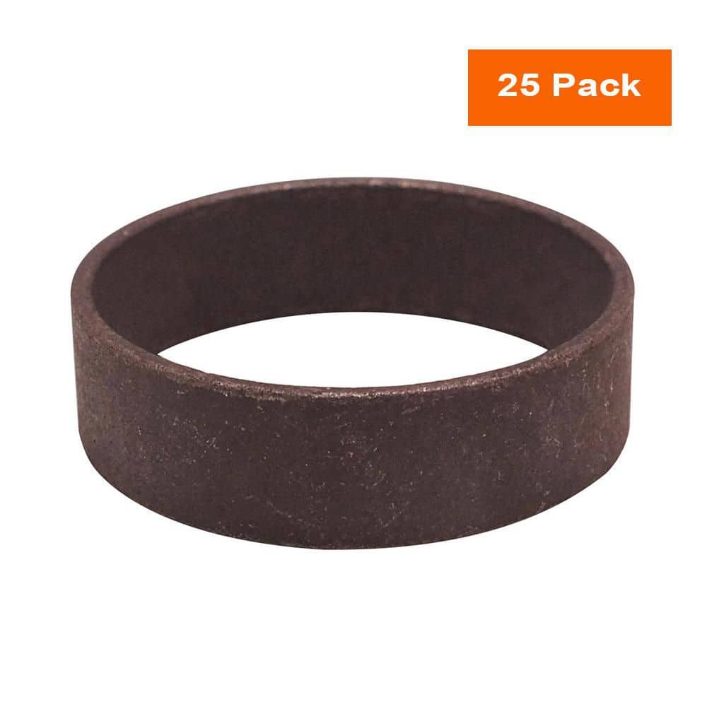 Apollo 1 in. Copper Crimp Ring (25-Pack) APXCR125PK - The Home Depot