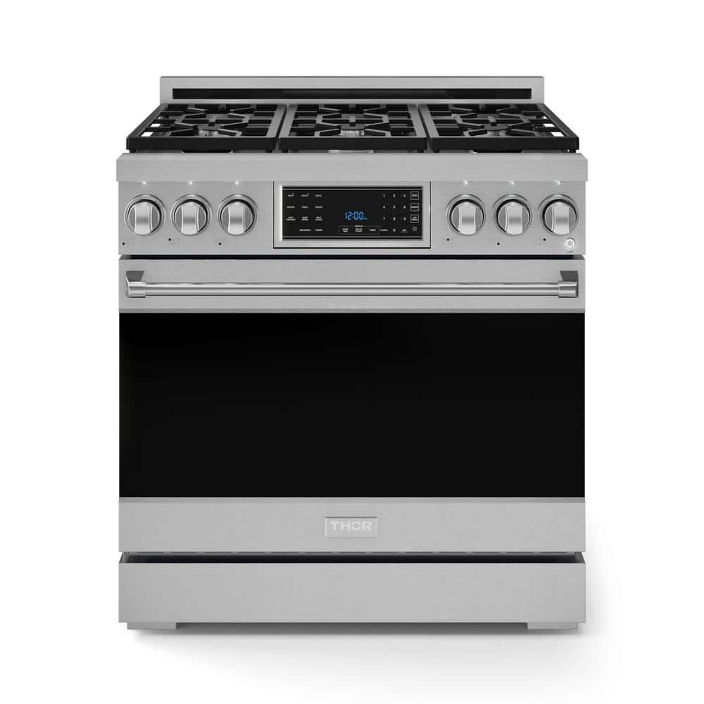 Thor Kitchen Gordon Ramsay Series 36 in. 6 Burners Freestanding Gas ...