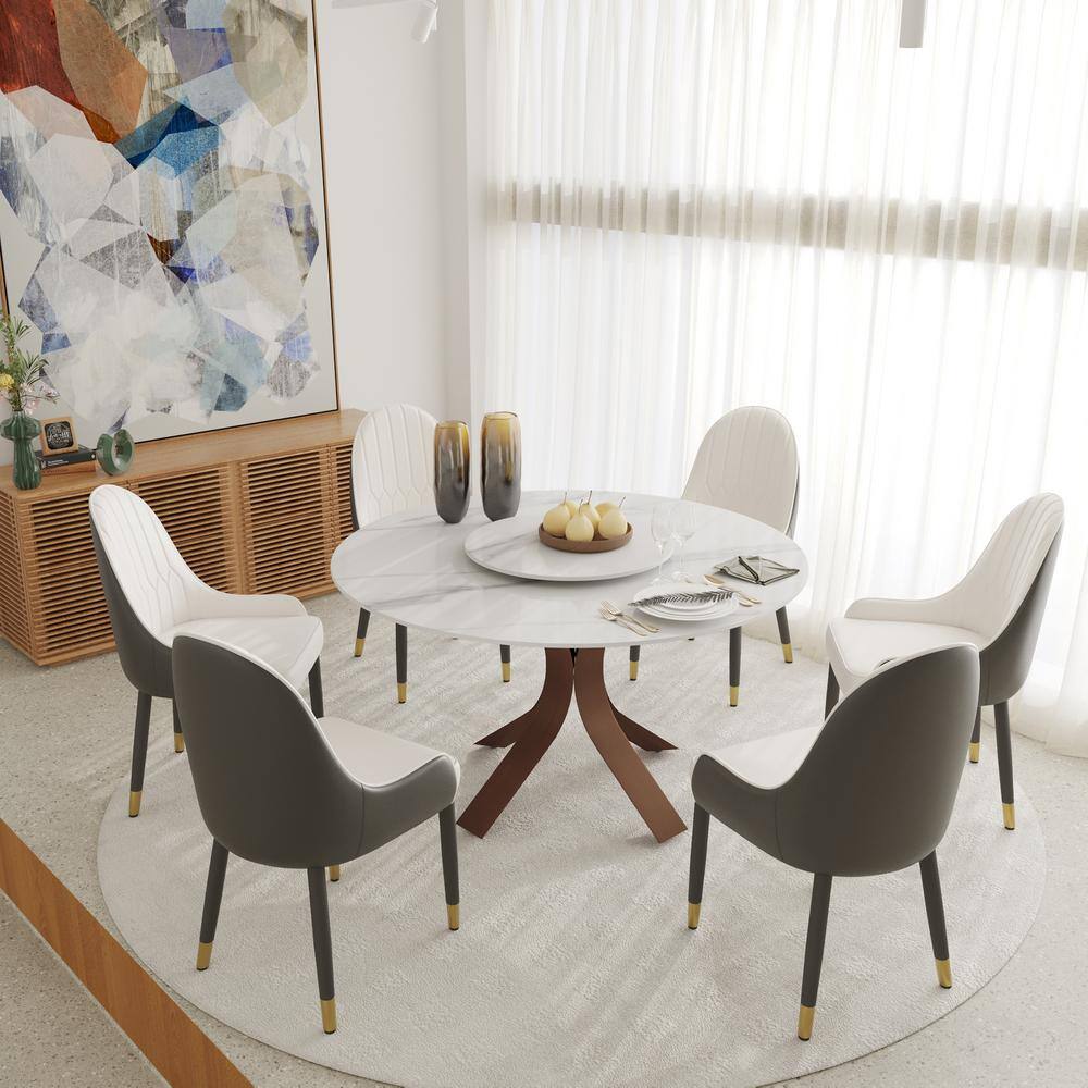Have a question about Magic Home 53.15 in. Ink Lazy Susan Sintered ...