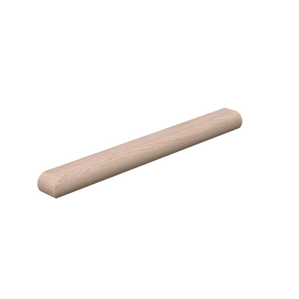 EVERMARK Stair Parts 13 in. x 1 in. Unfinished White Oak Loose Square ...