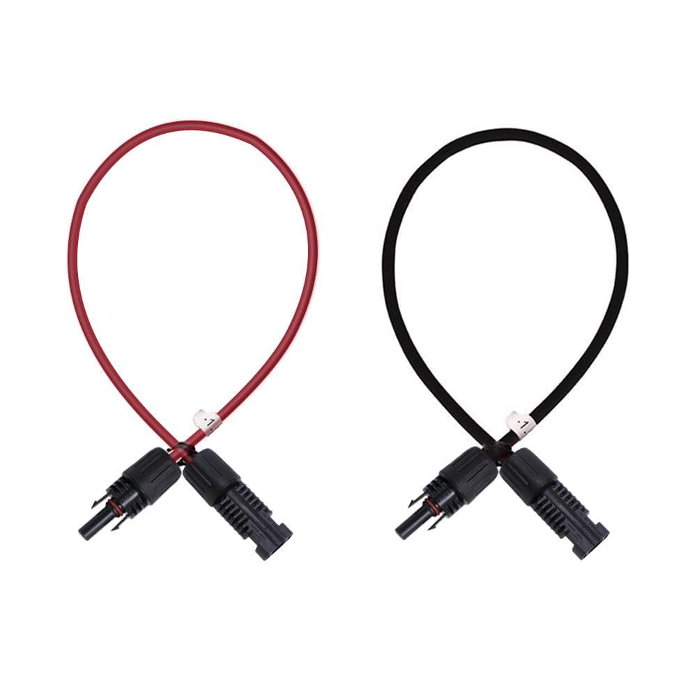 Renogy Solar Panel Extension Cable with Male to Female Solar Connectors ...
