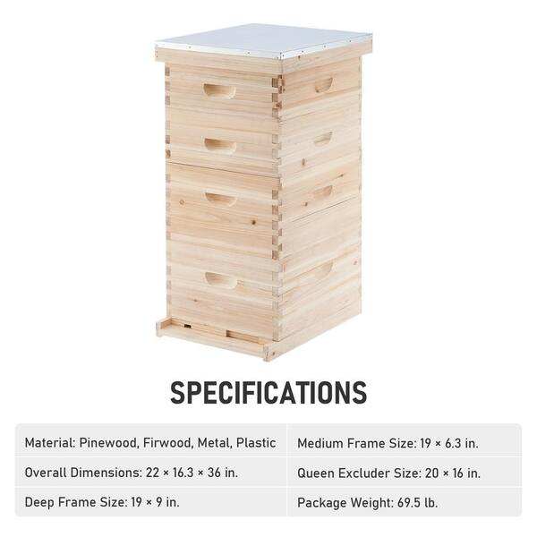 Bee Hive Frame Dimensions