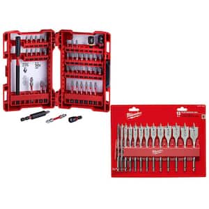 Milwaukee SHOCKWAVE Impact-Duty Alloy Steel Drill and Screw Driver Bit ...