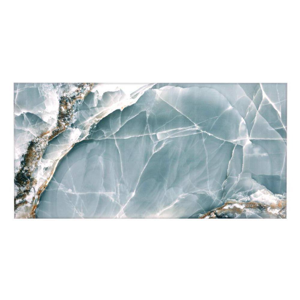 Apollo Tile Splendor Green 4 in. x 5 in.Lappato Porcelain Rectangular ...