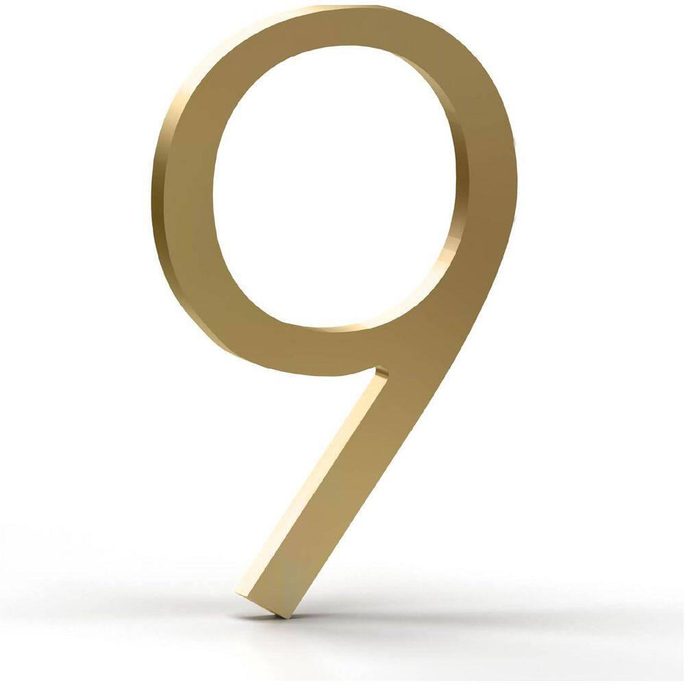 MEGA HANDLES House Numbers for Outside - 5 in. Easy to Install Wall ...