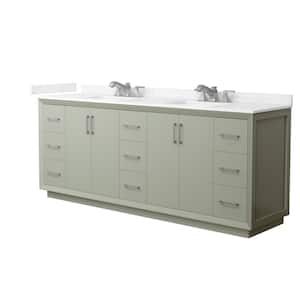 Altair Clayton 60 in. Double Freestanding Washed Light Brown Bath ...