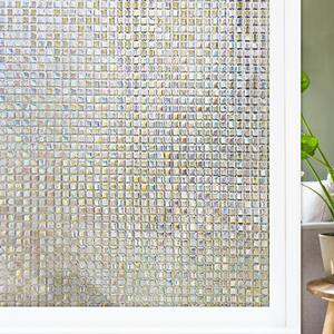 HIDBEA 17.5 in. x 78 in. Mosaic Decorative Window Film VC-TJ14-445200P(60)