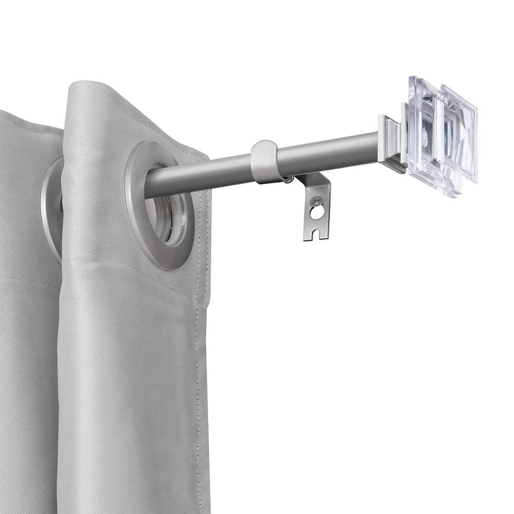 Utopia Alley Utopia Alley Wall Mounted 3/4 in. Curtain Rod - Curtain ...