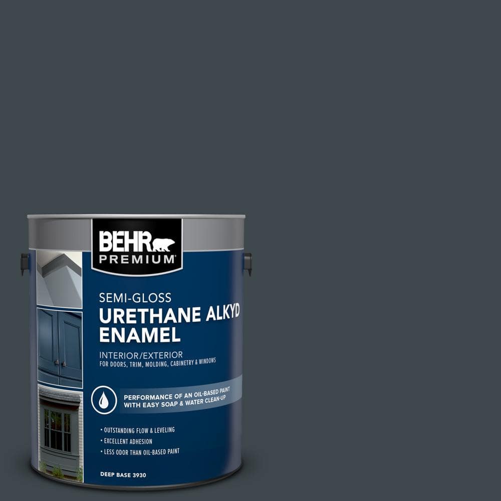 BEHR PREMIUM 1 gal. #PPU25-23 Winter Way Urethane Alkyd Semi-Gloss ...