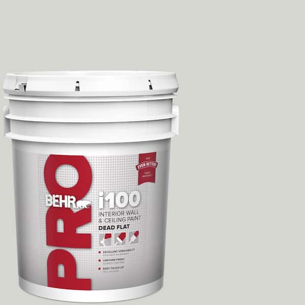 BEHR PRO 5 gal. #T17-01 Close Knit Dead Flat Interior Paint PR10505 ...
