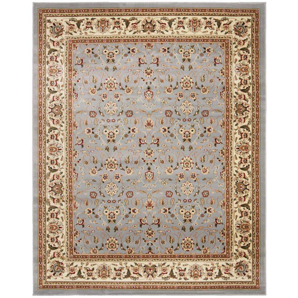 SAFAVIEH Lyndhurst Light Blue/Ivory 12 ft. x 18 ft. Speckled Floral ...