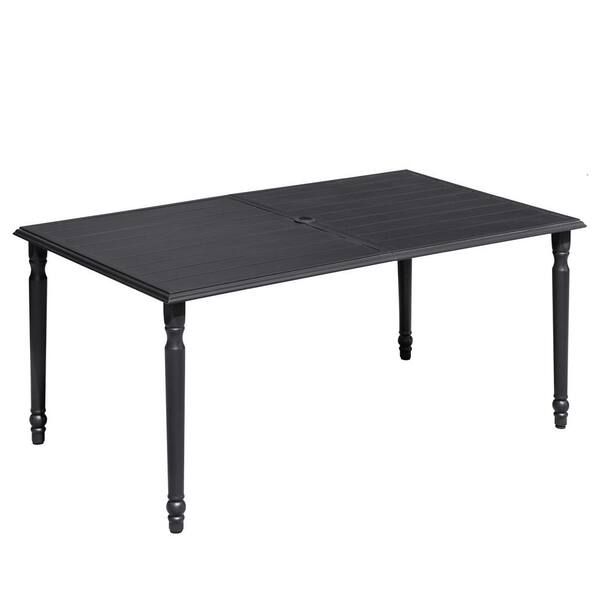 PHI VILLA Rectangle Metal Patio Outdoor Dining Table THD-PV-428 - The ...