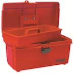 URREA 14 in. Plastic Red Tool Box with Metal Clasps 9900 - The Home Depot
