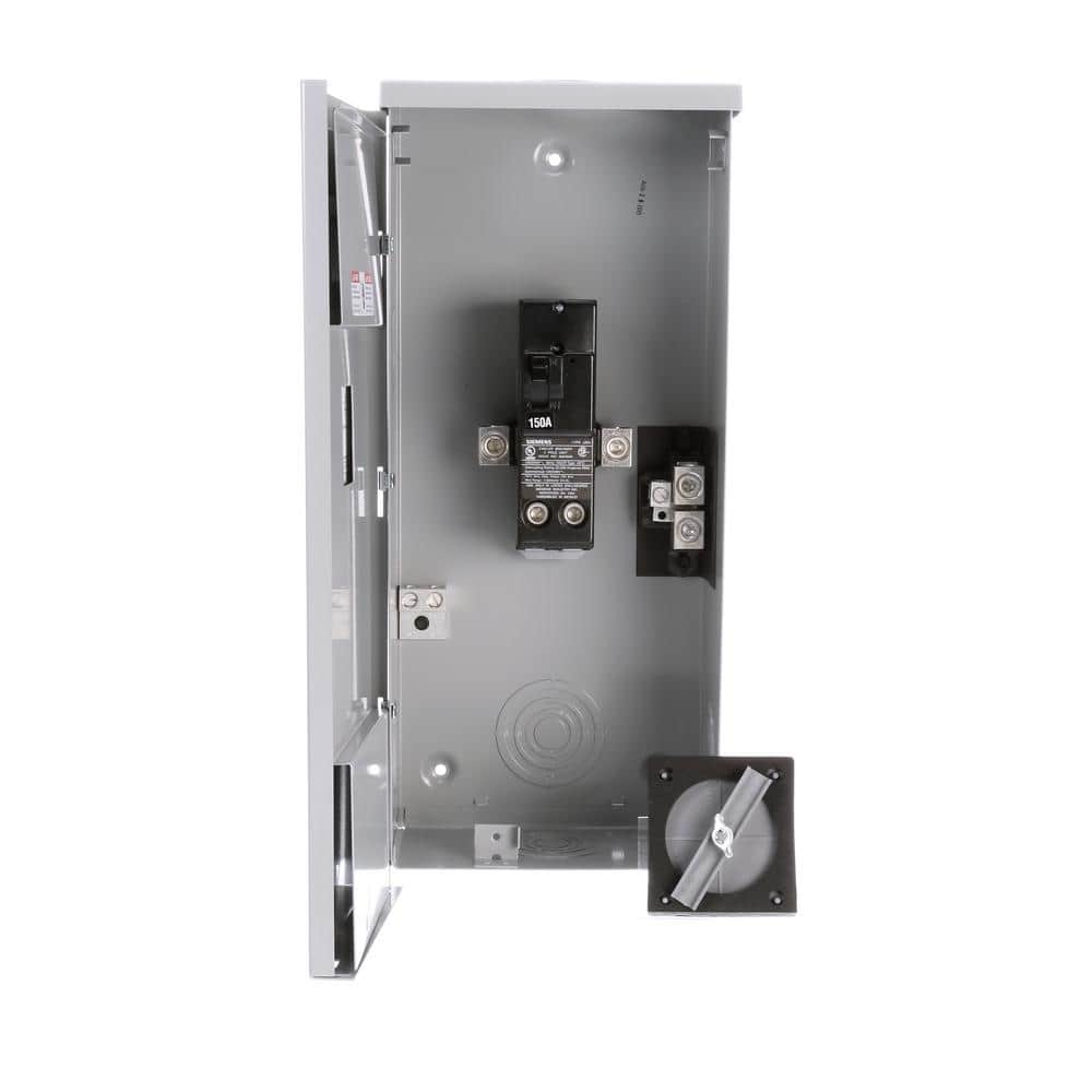 Siemens 150 Amp 2-Space 2-Circuit Main Breaker Outdoor Small Load ...