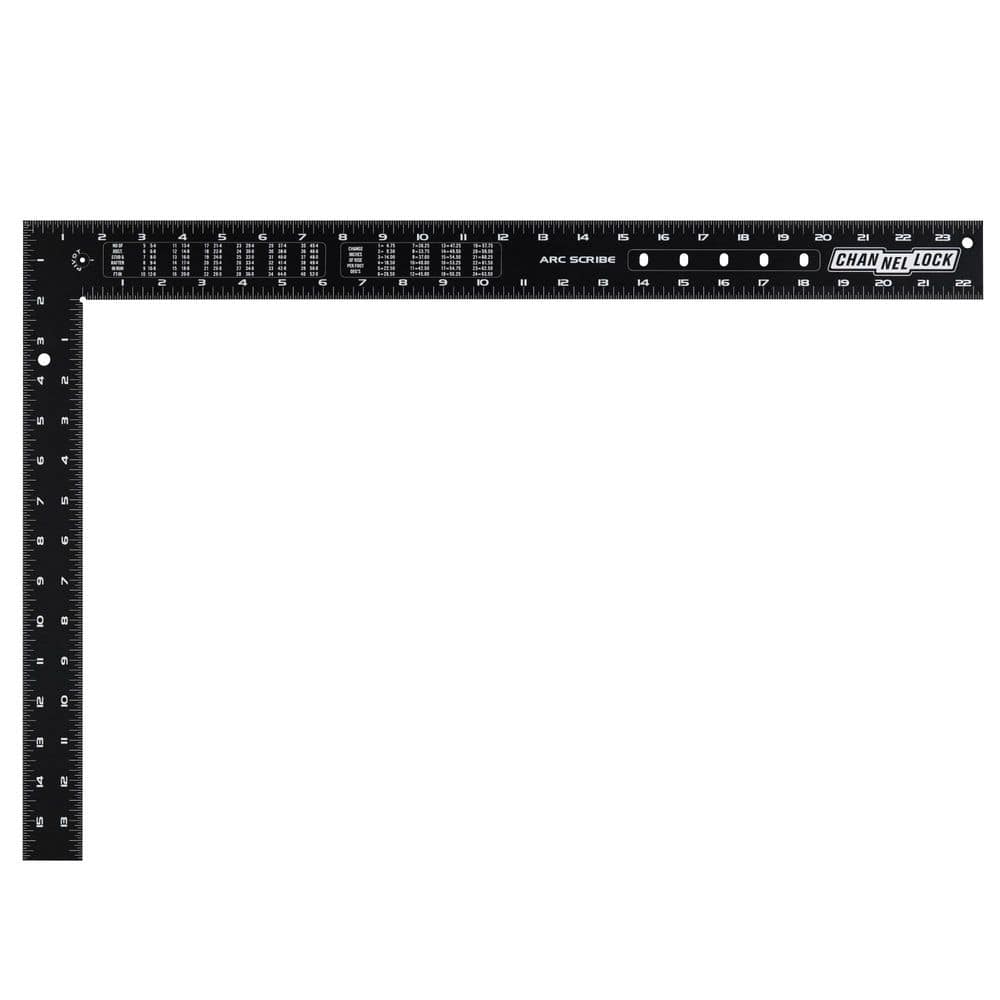 Channellock 16 x 24 in. Anodized Aluminum Framing Square 8100-1624FS ...
