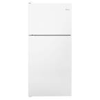 Whirlpool 18.2 cu. ft. Top Freezer Refrigerator in White WRT318FMDW ...