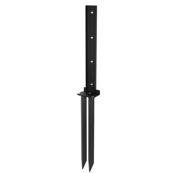 Angel Sar 15 in. Heavy-Duty Fence Post Anchor Repair Kit with Steel ...