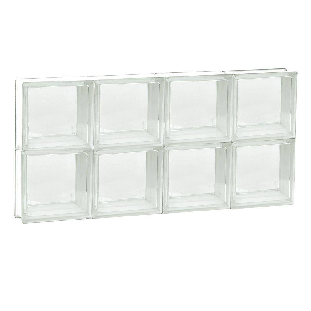 Clearly Secure 31 in. x 15.5 in. x 3.125 in. Frameless Non-Vented Clear ...