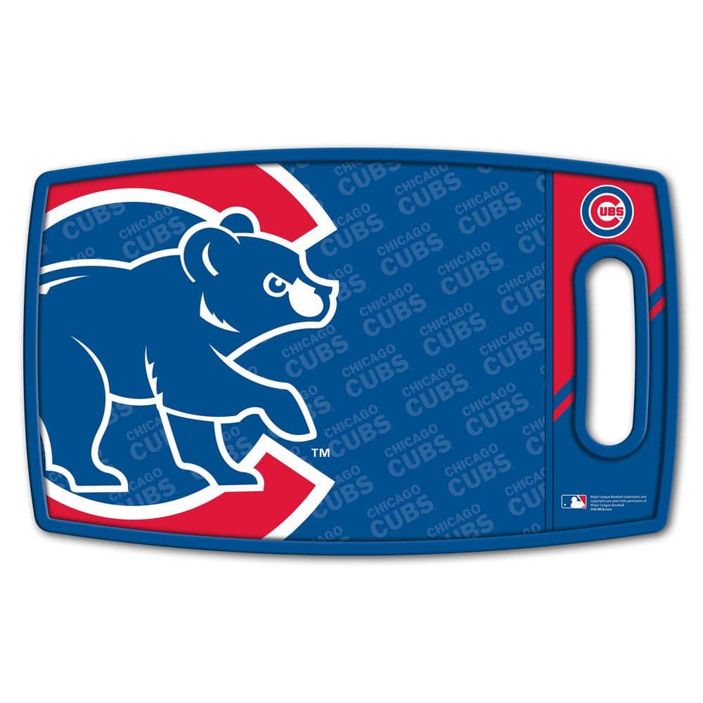 YouTheFan MLB Chicago Cubs Logo Series Cutting Board 9in x 0.5in ...