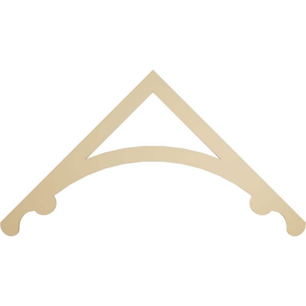 Ekena Millwork 72 in. W x 36 in. H x 1 1/2 in. P (12/12) Pitch Legacy ...