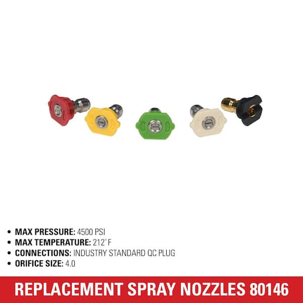 Pressure washer nozzles home depot store