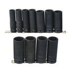 Stanley 1/2 in. Drive SAE Deep Impact Socket Set (11-Piece) 97-125