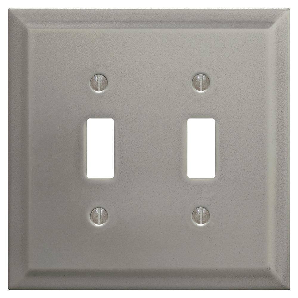 Questech Nickel Satin 2-Gang Toggle Bevel Wall Plate SWP5104-024HD ...