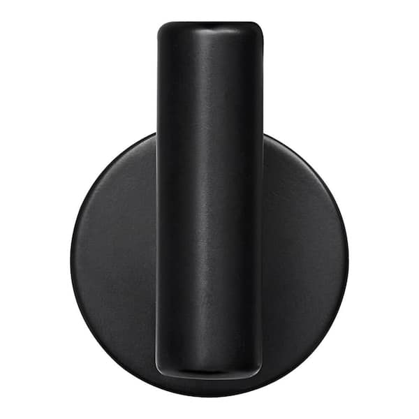 Home Decorators Collection 2-1/32 in. Matte Black Single Post Wall ...