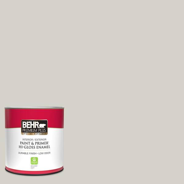 BEHR PREMIUM PLUS 1 qt. #N370-2 Eon Hi-Gloss Enamel Interior/Exterior ...