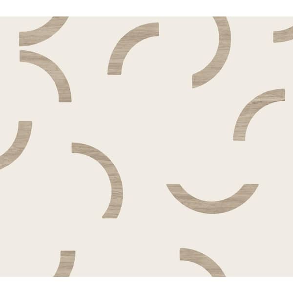 York Wallcoverings Lunula Taupe Wallpaper Roll FM1026 - The Home Depot