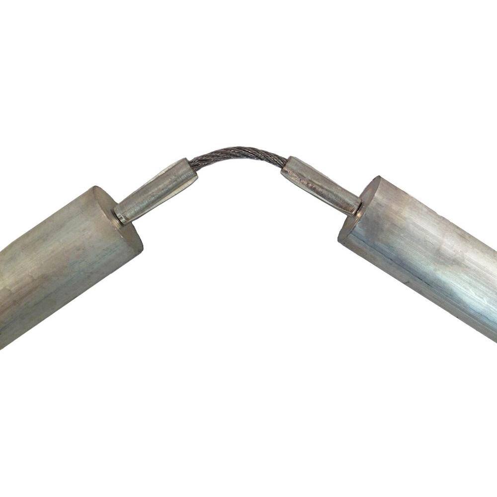 Blue Lightning Rod 44 in. Nipple Style Segmented Magnesium Anode Rod ...