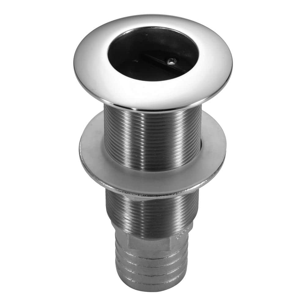 Attwood 1-1/2 in. Stainless Steel Thru Transom Scupper 66553-3 - The ...