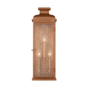 Generation Lighting Pediment 7 in. W x 18.125 in. H Natural Copper ...