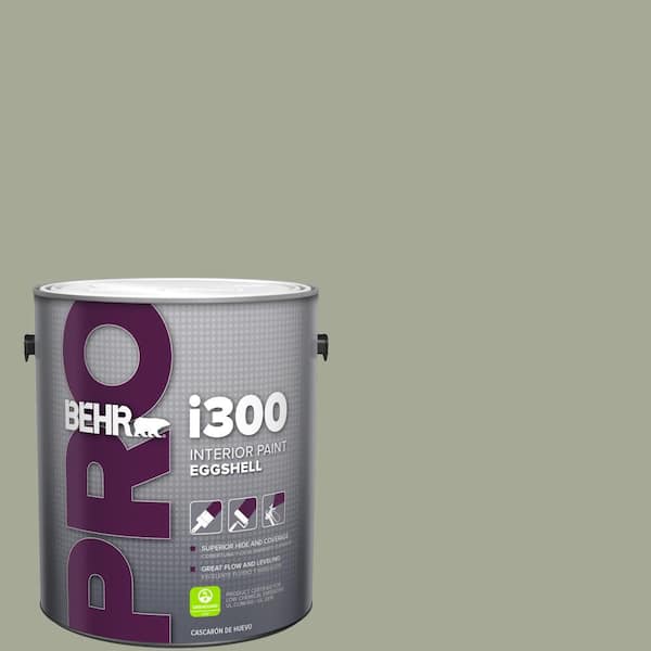 BEHR PRO 1 gal. #PPU10-16 Simply Sage Eggshell Interior Paint PR33001 ...