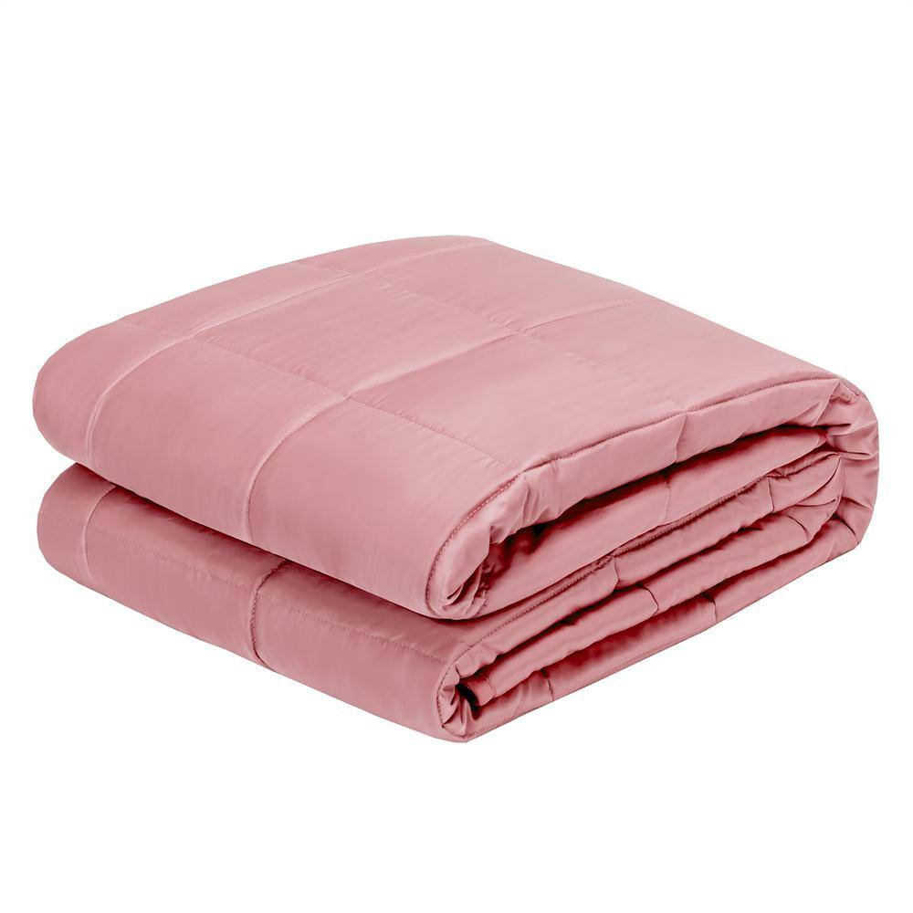 Costway Pink Soft Fabric Breathable 60 In X 80 In 25 Lbs Heavy Costway Pink Soft Fabric Breathable 60 In X 80 In 25 Lbs Heavy