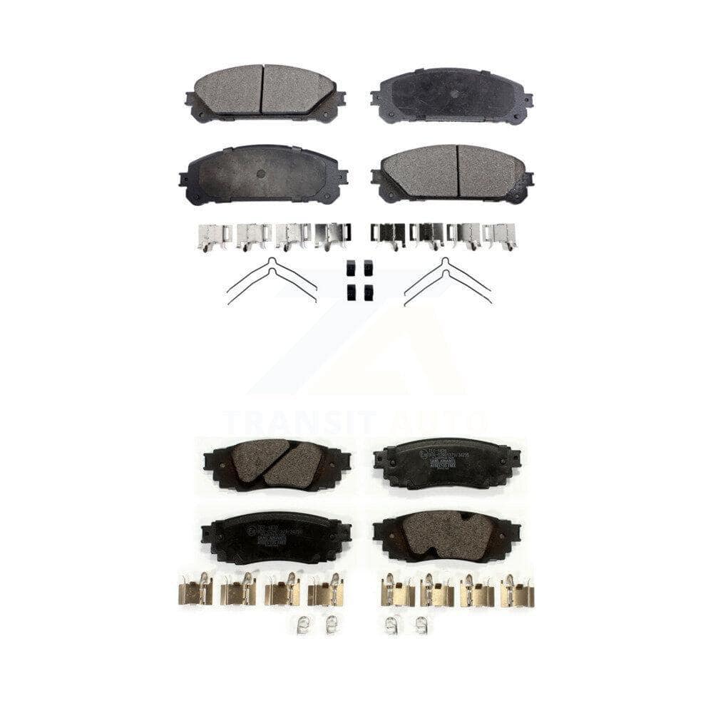 TEC Front Rear Ceramic Brake Pads Kit For Lexus RX350 RX450h RX350L ...