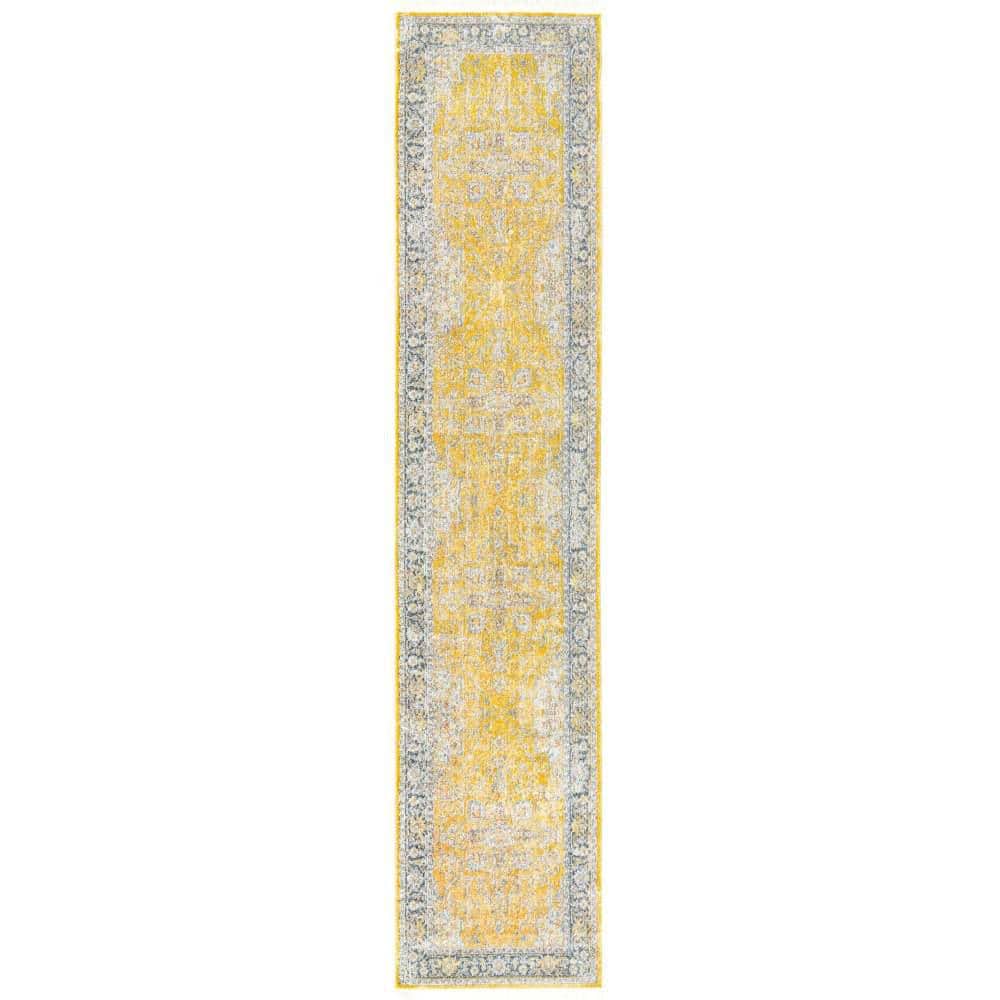 Unique Loom Baracoa Prado Yellow 2' 7 x 12' 0 Area Rug 3167092 - The ...