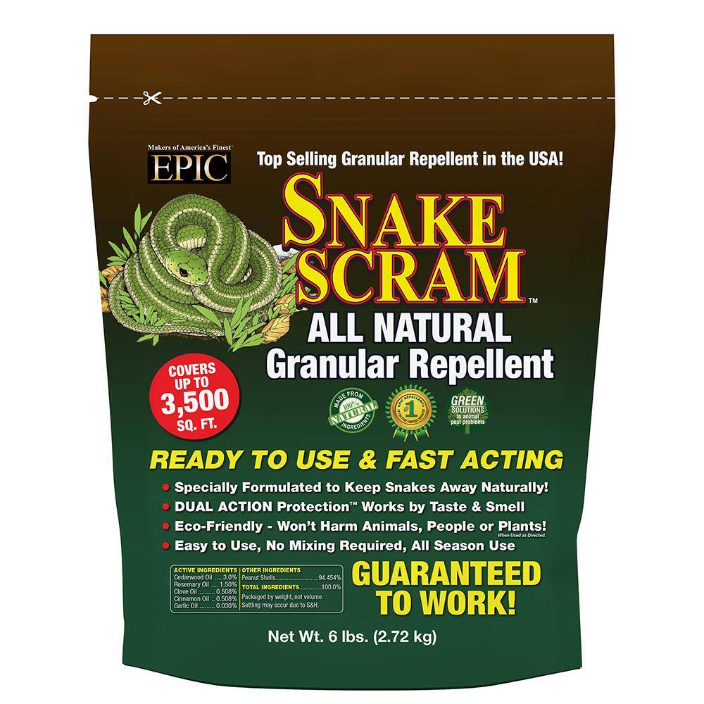 EPIC REPELLENTS 6 lbs. Granular Snake Repellent Bag 160060 - The Home Depot