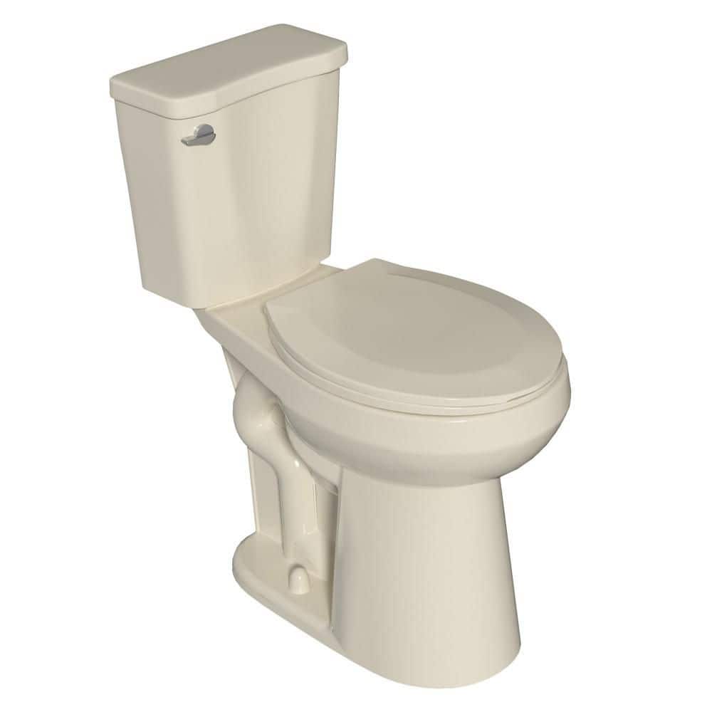 21 in. 2-Piece Toilet 1. 28GPF Tornado Single Flush Compact Toilet in ...