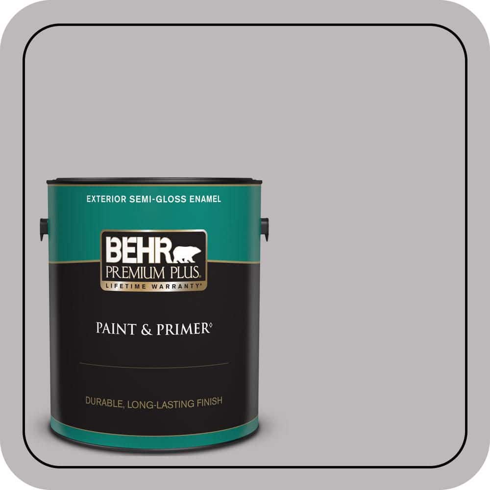 BEHR PREMIUM PLUS 1 gal. #PPU16-10 French Lilac Semi-Gloss Enamel ...