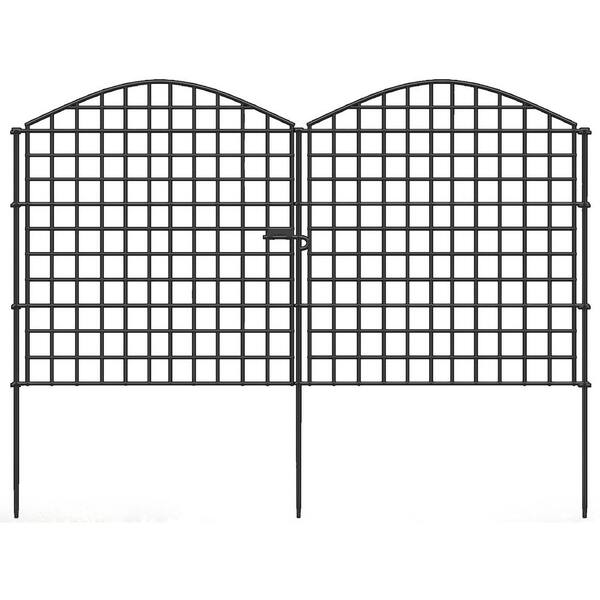 Justincity 30 in. L x 30 in. W x 30 in. H Black Iron No Dig Security ...