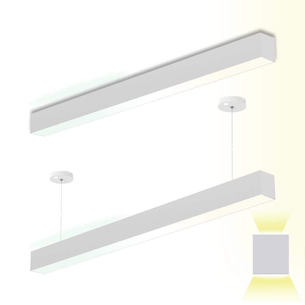 Haloitte 4ft. 150-Watt Equivalent 50W Adjustable Lumen&CCT Integrated ...