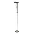 HurryCane Freedom Edition Folding Cane with T Handle in Black HCANE-BK-C2
