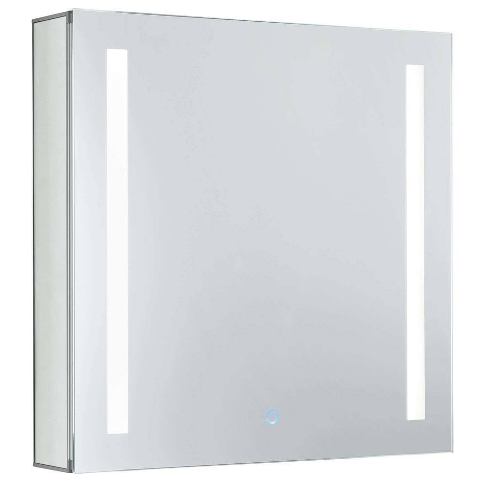 FINE FIXTURES 24 in. W x 24 in. H Square Aluminum Recessed or Surface ...