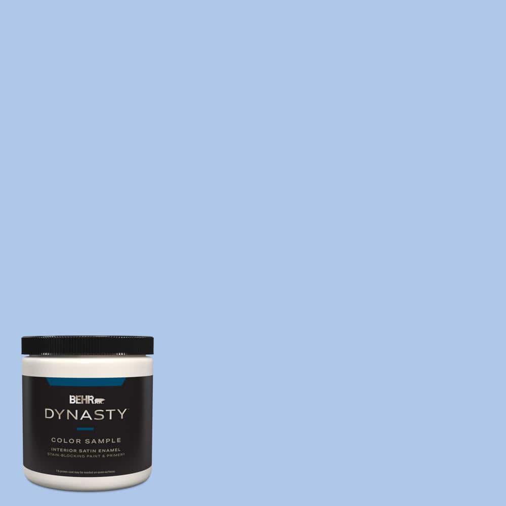 BEHR DYNASTY 8 oz. #P530-2 Promise Keeping Satin Enamel Stain-Blocking ...