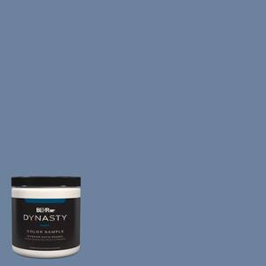 BEHR MARQUEE 1 gal. #S530-5 Brisk Blue One-Coat Hide Matte Interior ...