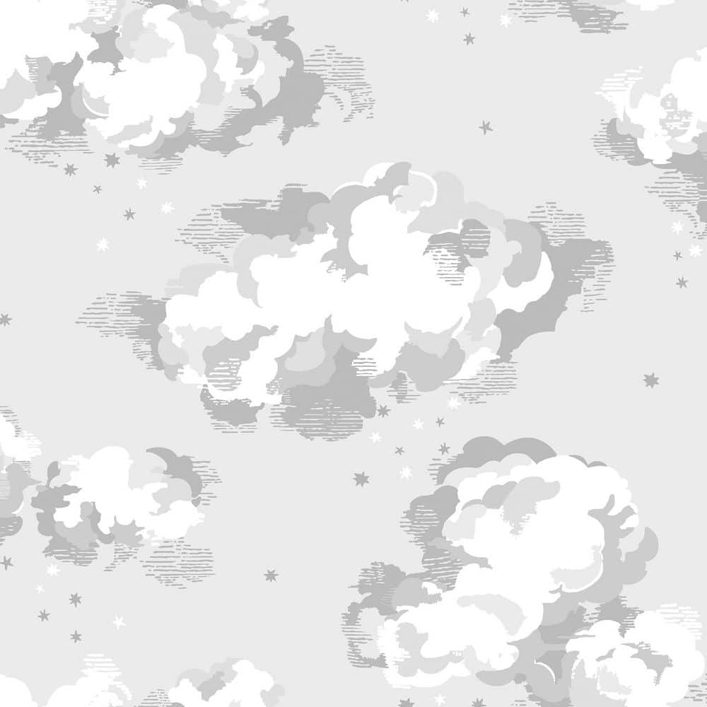 CATH KIDSTON Silver Linings Neutral Wallpaper 131431 - The Home Depot