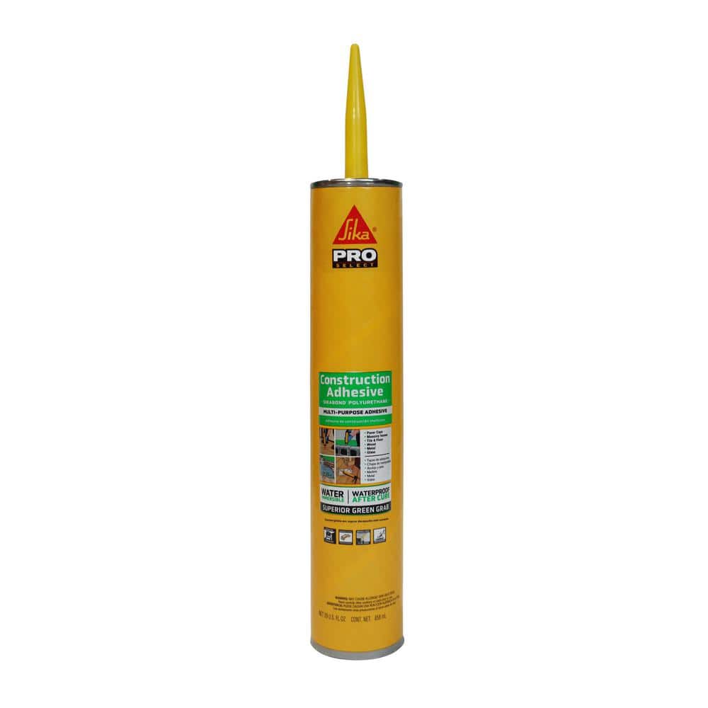 Sika 29 fl. oz. SikaBond Construction Adhesive Heavy Duty Multipurpose ...