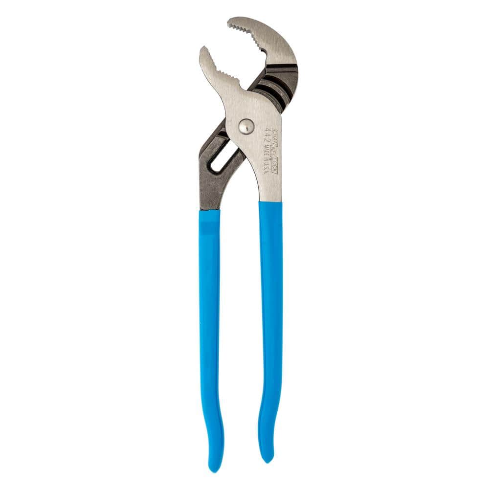 Channellock 12 in. V-Jaw Tongue and Groove Pliers 442 - The Home Depot